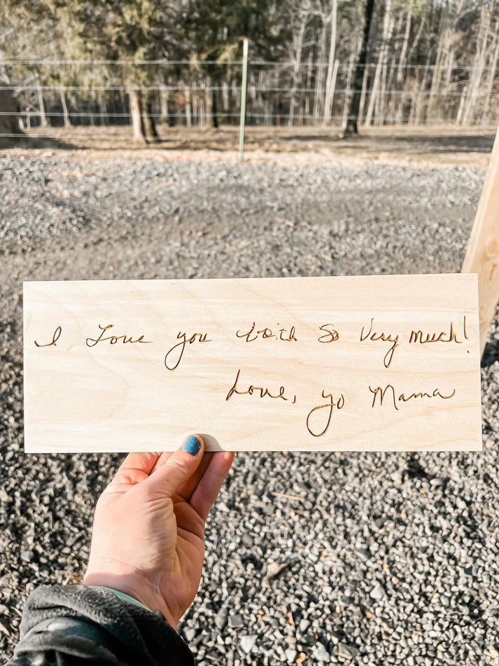 Handwritten Signs – Itty Bitty Peach